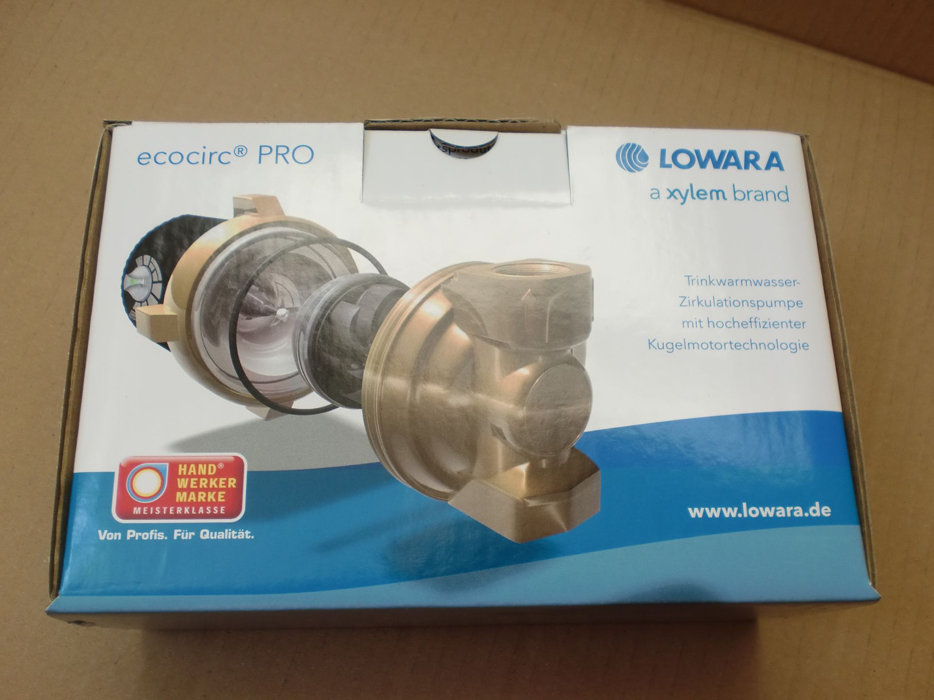 Xylem Lowara Trinkwasser Zirkulationspumpe Ecocirc Pro 15-1 65 ...